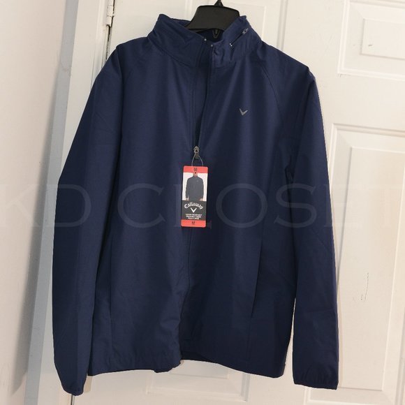 Callaway | Jackets & Coats | Men Packable Hood Blue Jacket Callaway ...